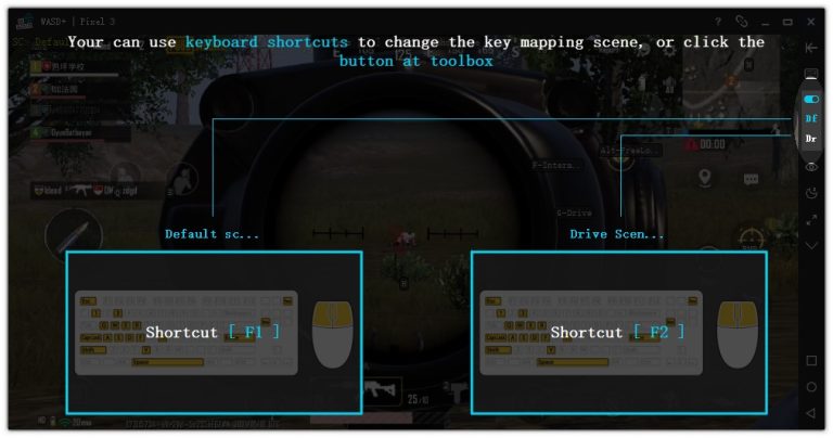 [WASD+] Mouse and keyboard to play Pubg Mobile, play shooting mobile ...