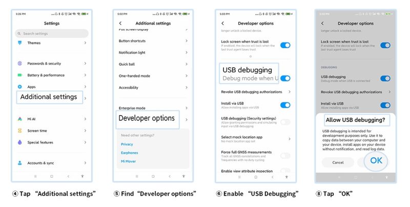How to Enable USB debugging on Xiaomi? – WASD+ | wasd.plus